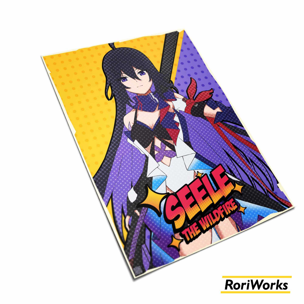 Jual Poster Anime - Seele | Honkai Star Rail | Retro Pop Art | Shopee ...