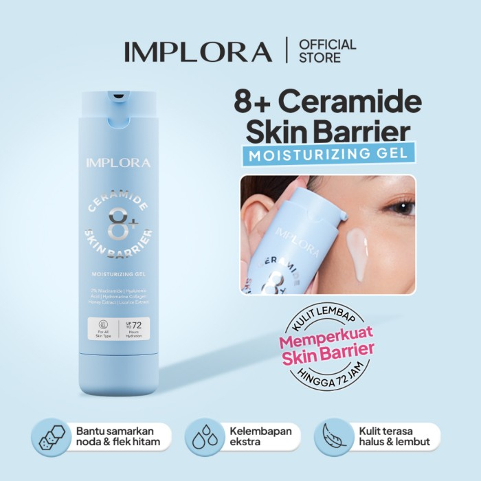 Jual Implora 8+ Ceramide Skin Barrier Moisturizing Gel 50ml / Refill ...