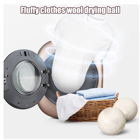Jual Reusable Laundry Clean Ball Bola Home Wool Dryer Balls Laundry ...