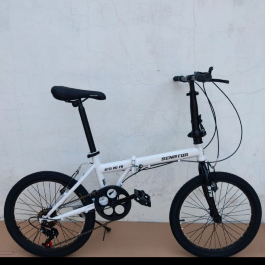 Jual Sepeda lipat 20 inch dewasa dan anak remaja gigi 7 speed rem v ...