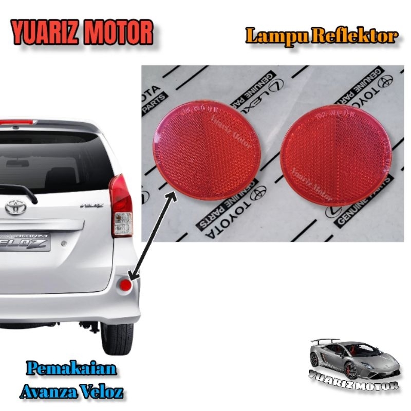 Jual Lampu Reflektor Mata Kucing Bumper Belakang Avanza Veloz original ... Jual Lampu Reflektor Mata Kucing Bumper Belakang Avanza Veloz original ...