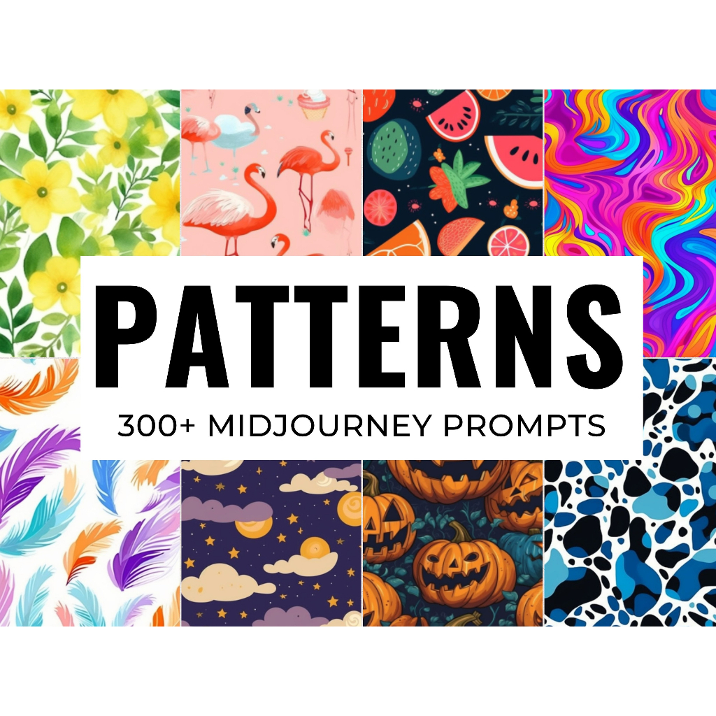 Jual 300+ Patterns Midjourney Prompts, AI Art, Midjourney Prompt ...