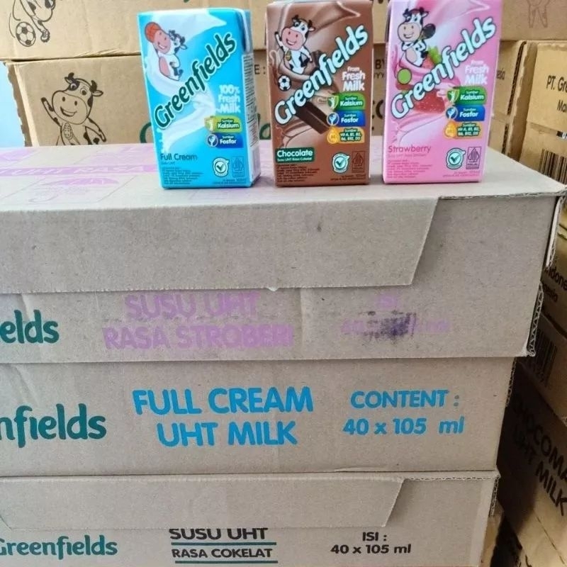 Jual Surabaya PROMO SUSU UHT GREENFIELD 105ml Gratis Nivea sachet ...