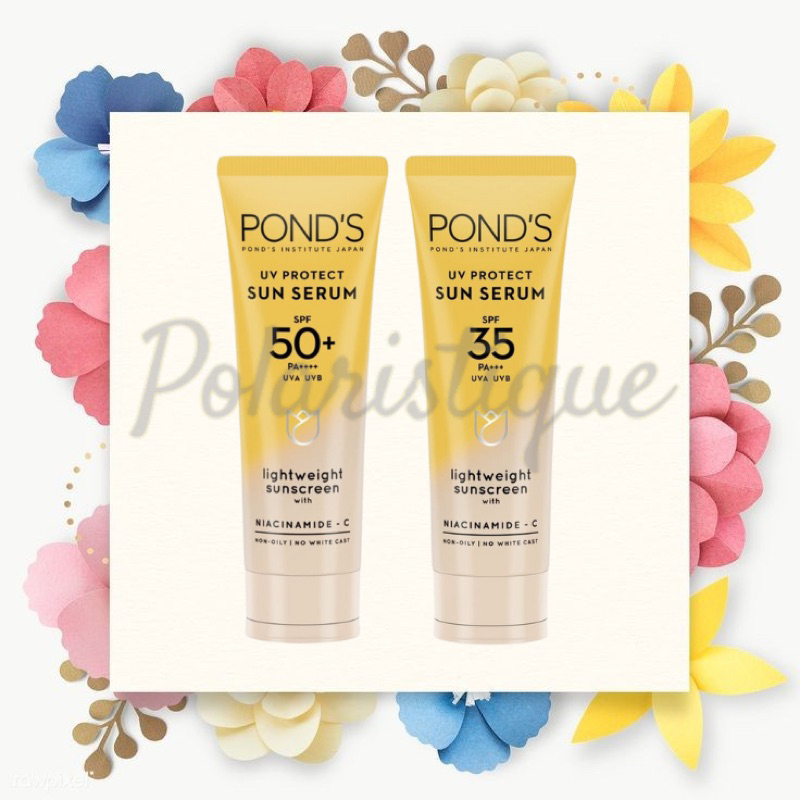 Jual Pond's Ponds UV Protect Sun Serum SPF50+ PA++++ UVB UVB ...