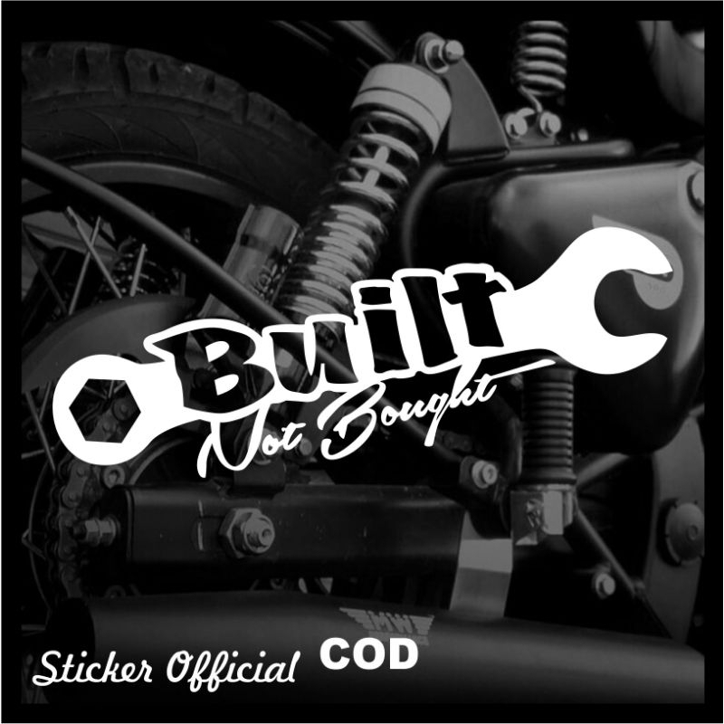 Jual sticker 029, sticker built (cutting sticker) | Shopee Indonesia