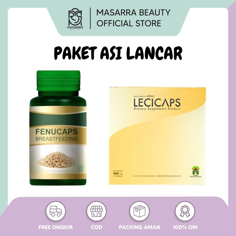 Jual lecicaps dan fenucaps pelancar asi | Shopee Indonesia
