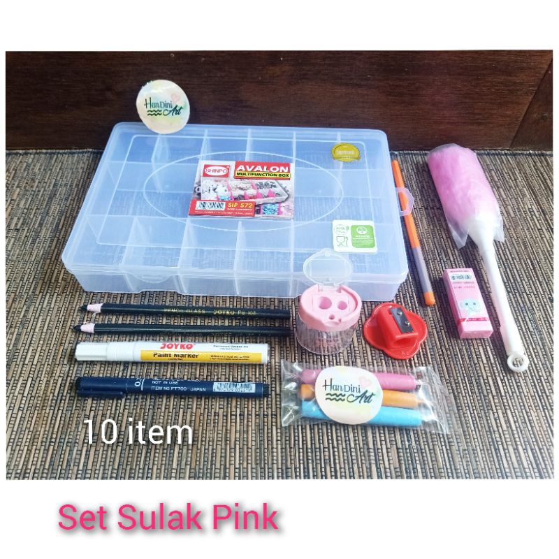 Jual Kotak Peralatan Menggambar Alat Kerik Gambar Sulak Pensil Kaca ...