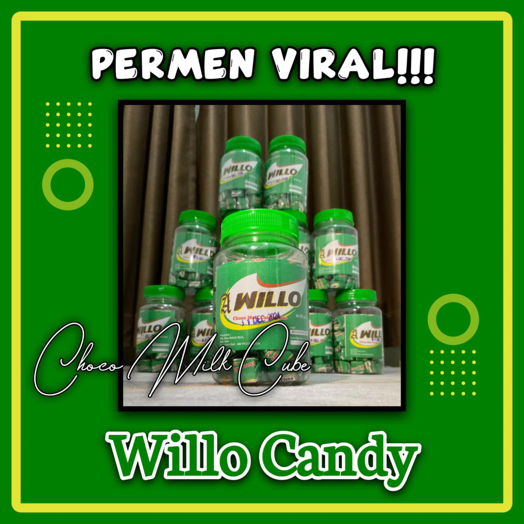 Jual WILLO CUBE PREMIUM | PERMEN HITS VIRAL WILLO ISI 60pcs | PERMEN ...