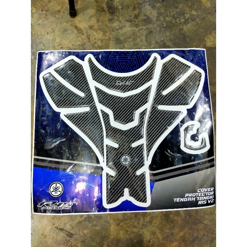 Jual STICKER TIMBUL KARBON PROTECKOR COVER TANGKI R15V2 | Shopee Indonesia