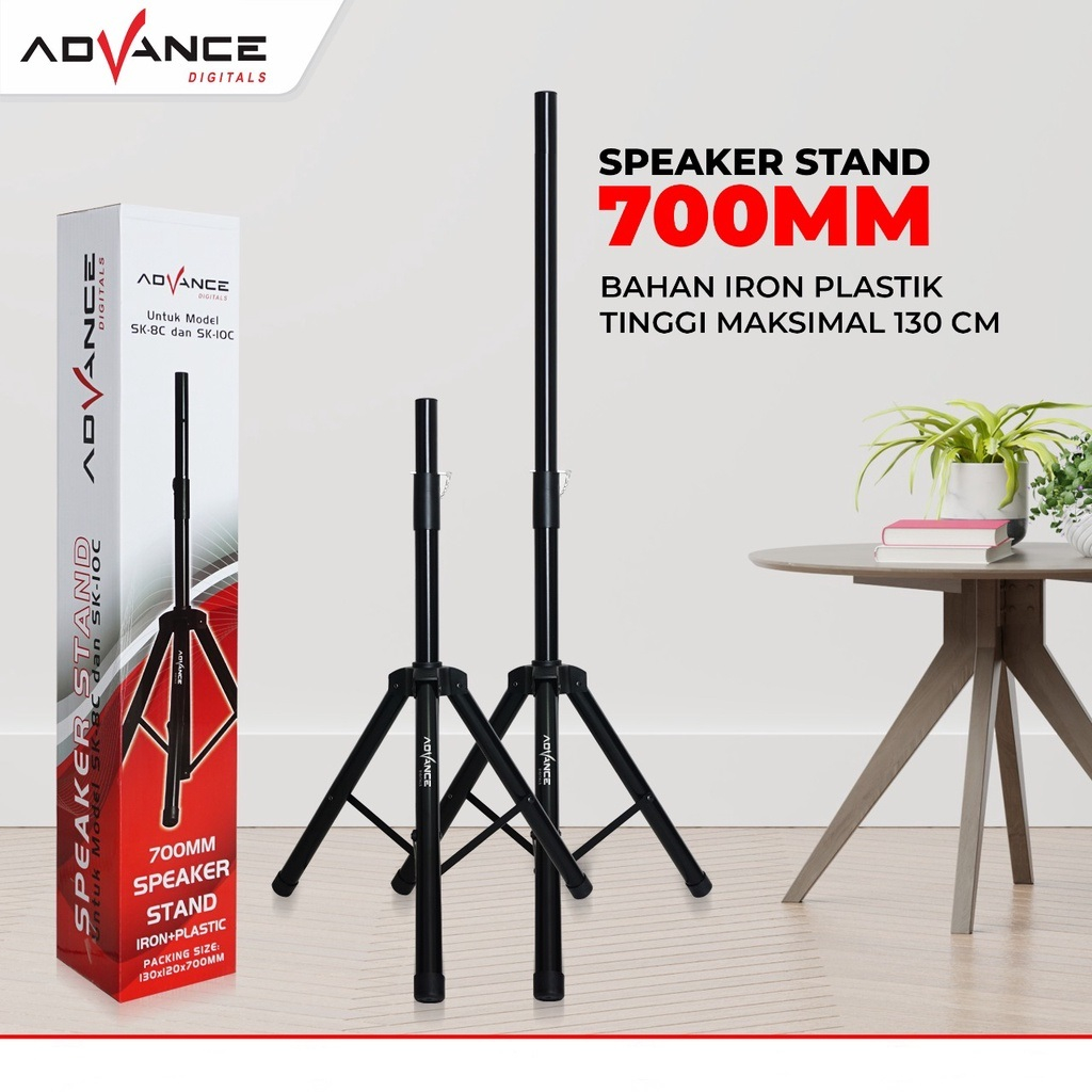 Jual Advance Stand Speaker / Tripod Speaker Aktif Full Besi Berdiri 700 mm | Shopee Indonesia