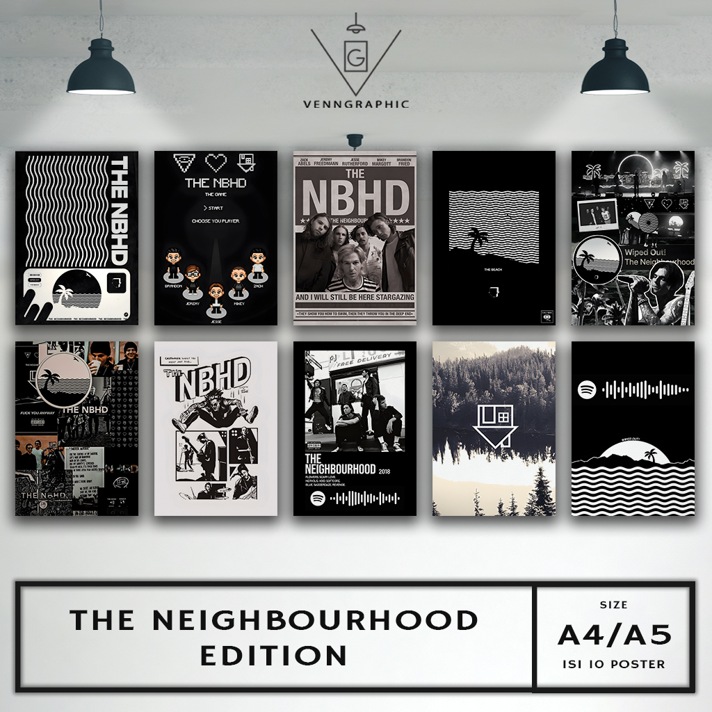 Jual POSTER BAND The Neighbourhood (THE NBHD) SIZE A4/A5 ISI 10 Poster ...