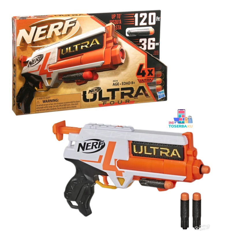 Jual NERF ULTRA FOUR DART BLASTER ORIGINAL HASBRO / MAINAN ANAK SENJATA ...
