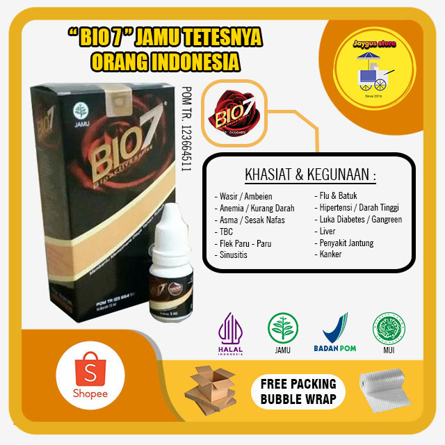 Jual Bio Seven Bio7 Jamu Tetes Herbal Isi 15 ml | Shopee Indonesia