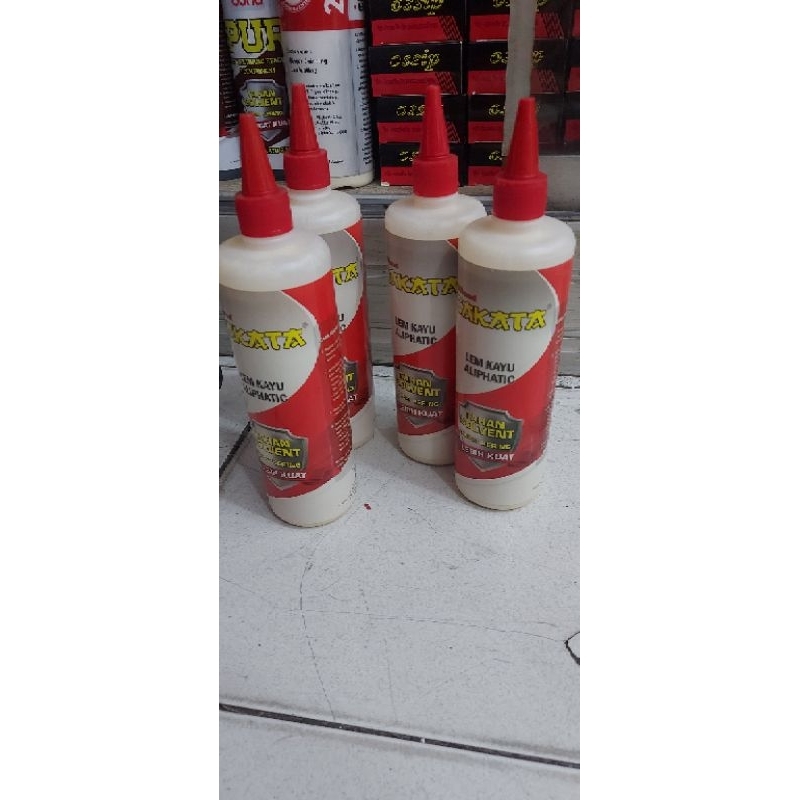 Jual lem kayu kering aliphatic qbond sakata tahan solvent rajawali ...