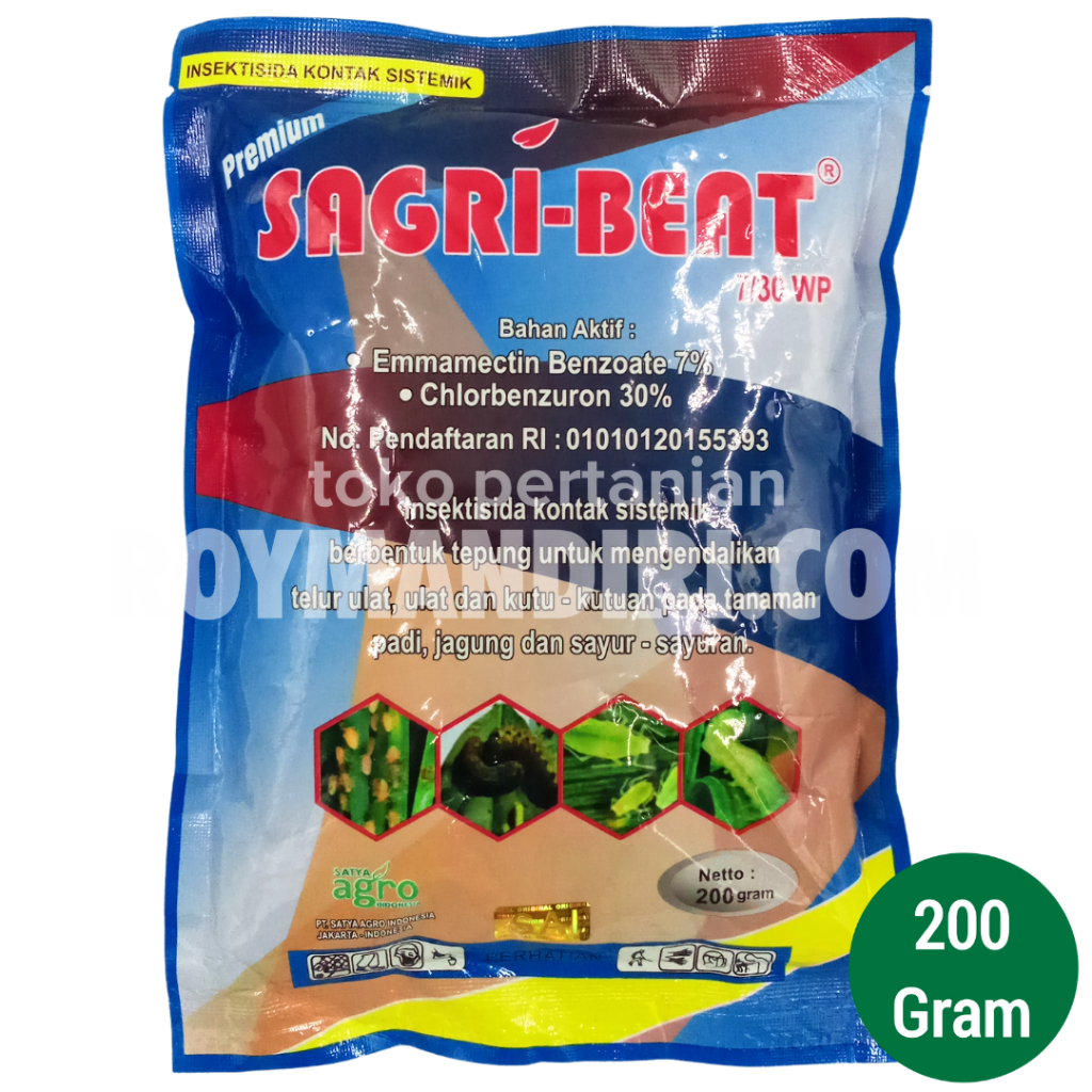 Jual INSEKTISIDA SAGRI-BEAT 7/30 WP - 200 GRAM | Shopee Indonesia