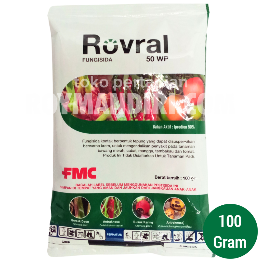 Jual Fungisida Kontak Rovral 50WP @100 gram | Shopee Indonesia