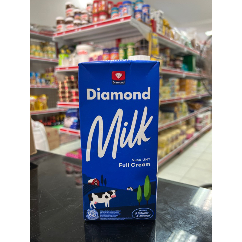 Jual Diamond Full Cream UHT 1L (1Crtn @12pcs) | Shopee Indonesia
