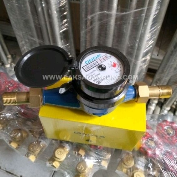 Jual Water meter onda 1/2 inch | Meteran air onda 1/2" kuningan pdam pam pamsimas SR | Shopee ...