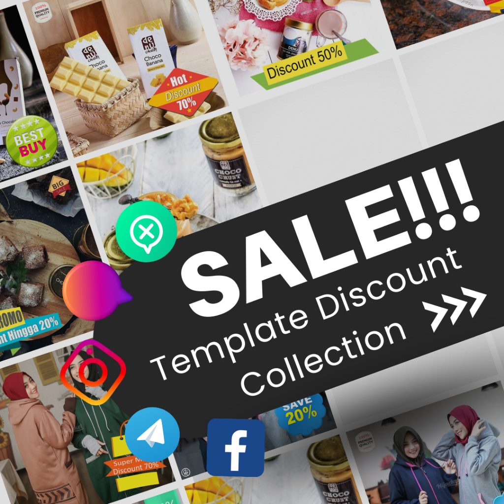 Jual Paket Template DISKON dan PROMO Untuk Semua Promosi Usaha PPT ...