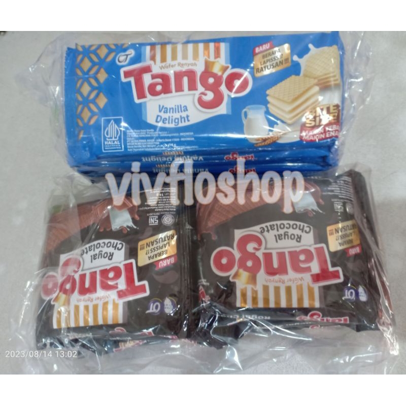 Jual Wafer Tango Kemasan Renceng (10 x 16 gram) | Shopee Indonesia