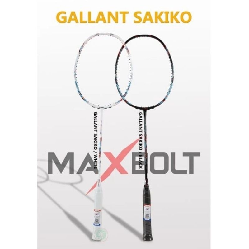 Jual Raket Badminton Maxbolt Gallant sakiko 35 Lbs Original Free Tas ...