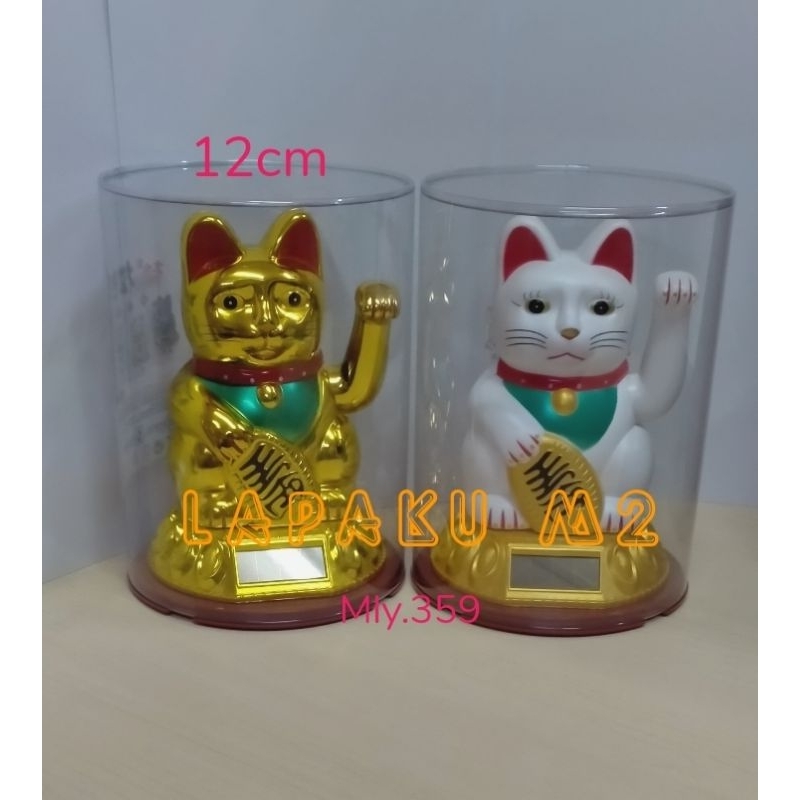 Jual Patung Kucing Hoki Lucky Cat Manekin Neko/Pajangan Kucing Goyang ...
