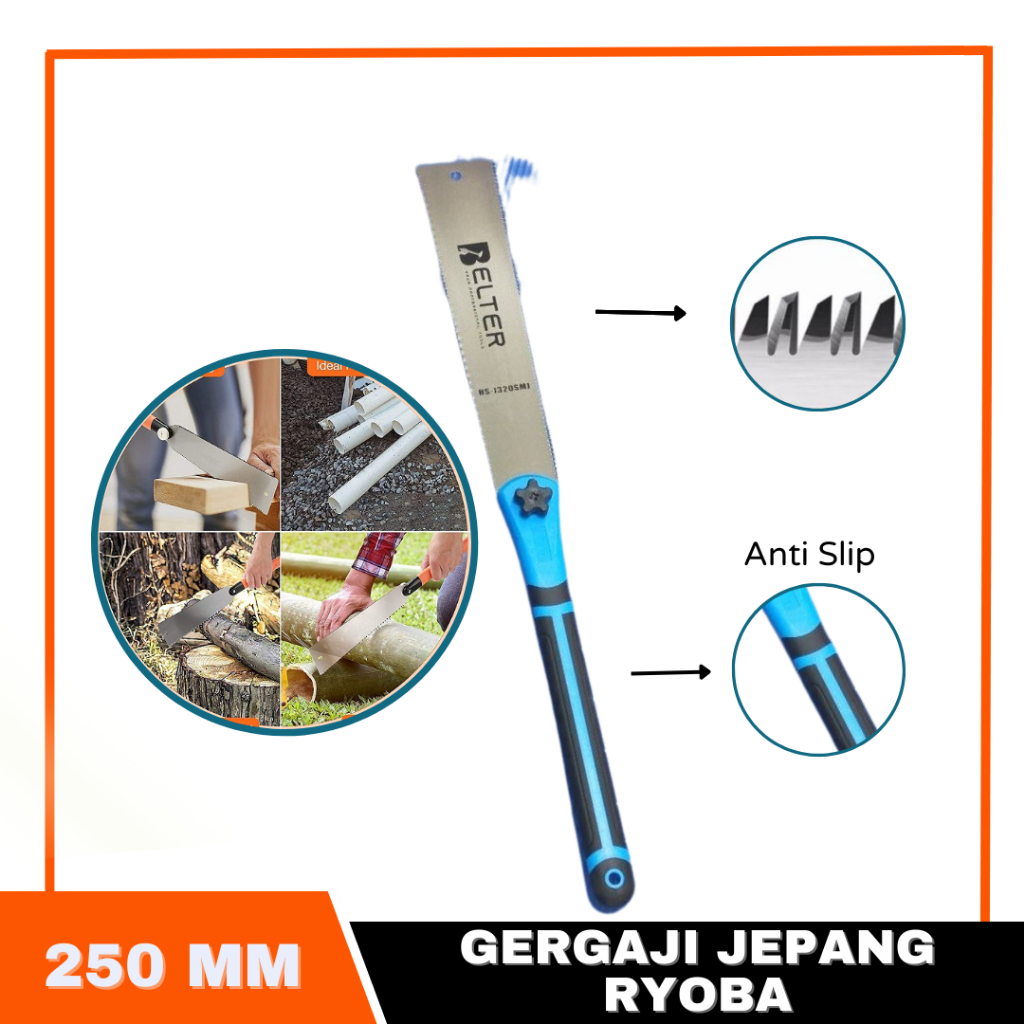 Jual Gergaji Jepang RYOBA PREMIUM Double Edge Gergaji Jepang Edge Rip ...