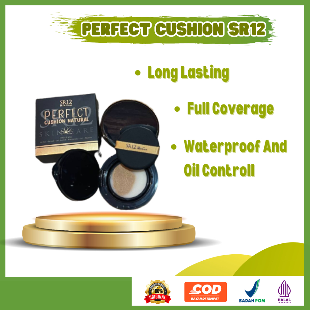 Jual Cushion SR12 Bedak Cair Perfect Cusion Glowing Tahan Lama ...