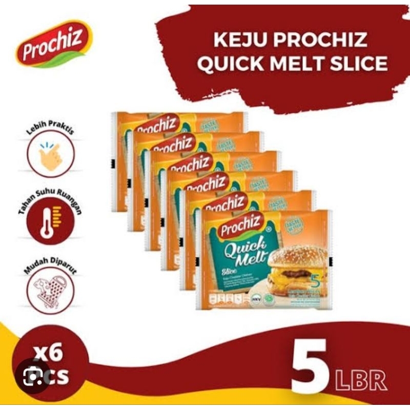 Jual PROCHIZ QUICK MELT SLICE 4 LEMBAR | Shopee Indonesia