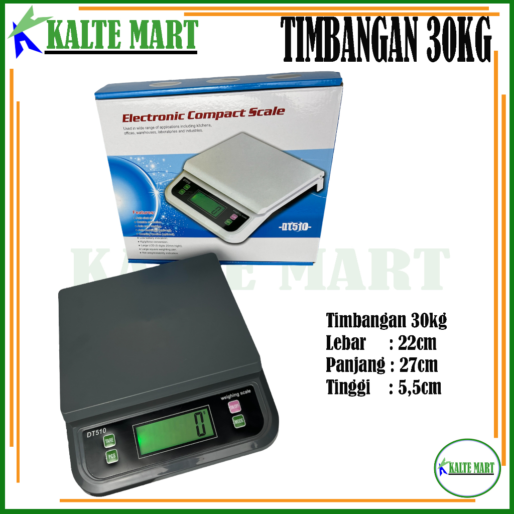 Jual 30kg Timbangan Digital Computing Scale 30kg Timbangan Digital buah 40Kg Timbangan sayur ...
