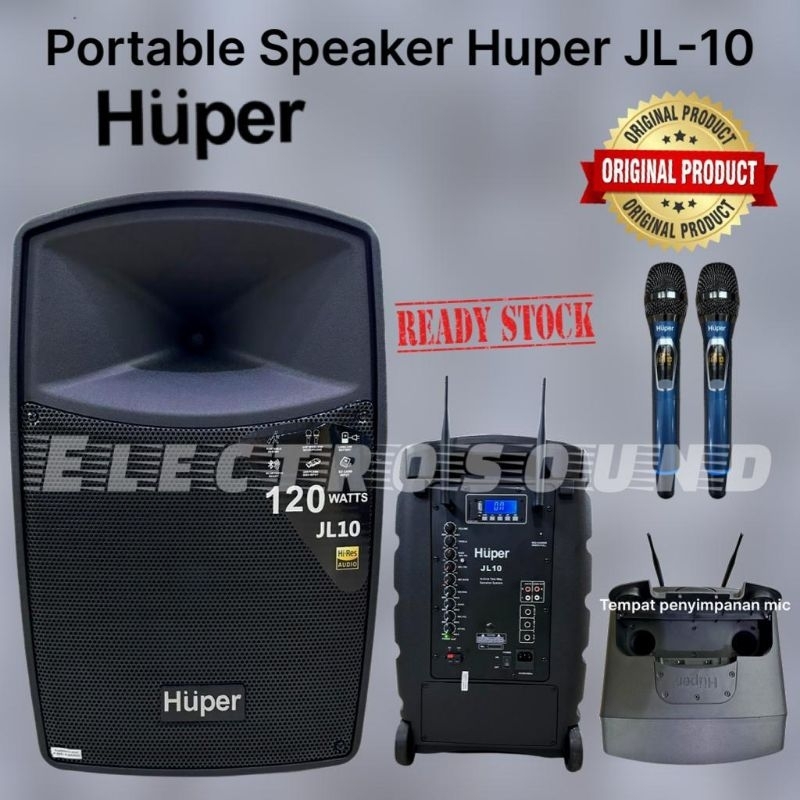 Jual SPEAKER PORTABLE HUPER JL10 / Huper JL10 / SPEAKER MEETING HUPER ...