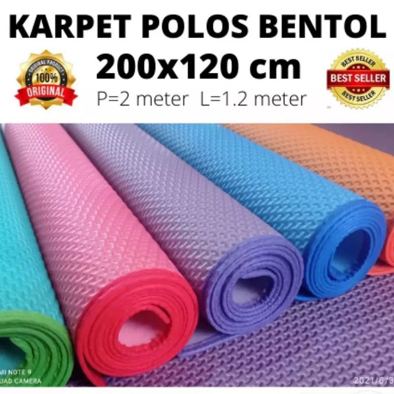 Jual TIKAR EVA BENTOL KARPET SPON ATI BENTOL 120X200CM | Shopee Indonesia