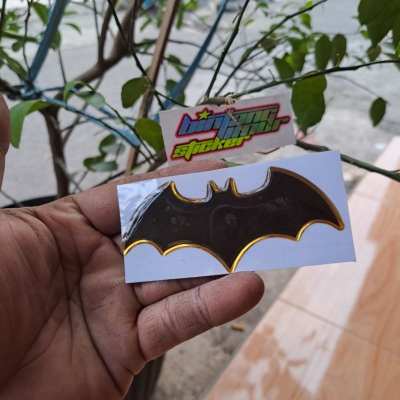 Jual STICKER STIKER EMBLEM TIMBUL GAMBAR BATMAN 3D STICKER MOBIL,MOTOR ...
