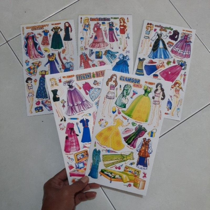 Jual Mainan anak Paperdoll / Paper Dolls BP Bongkar pasang boneka dari ...