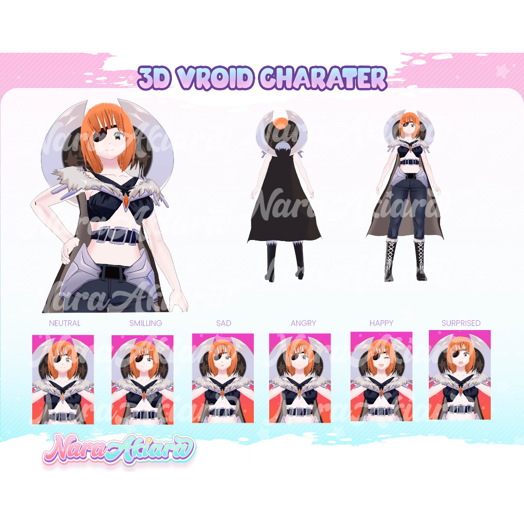Jual Siap Streaming dengan Karakter Vroid 3D Berkualitas, Vroid Terbaru ...