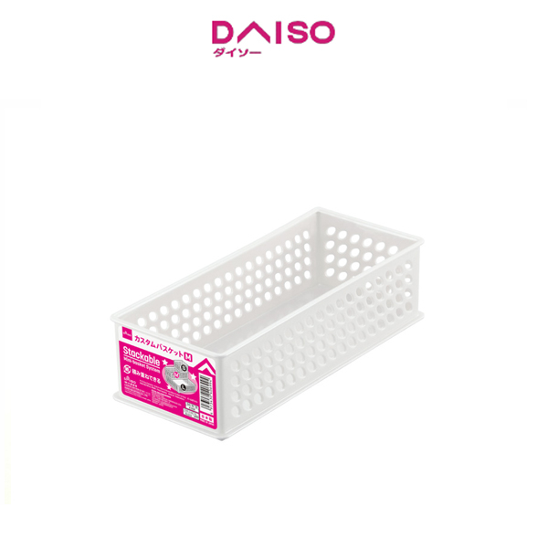Jual Daiso Stackable mini-basket system - M | Shopee Indonesia
