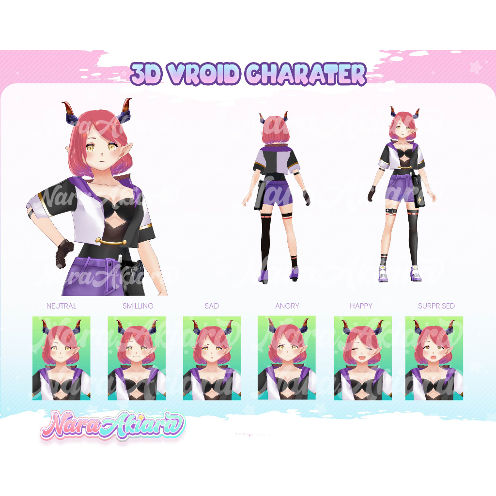 Jual Stream dengan Gaya Karakter Vroid 3D Eksklusif Siap Pakai, Vroid ...
