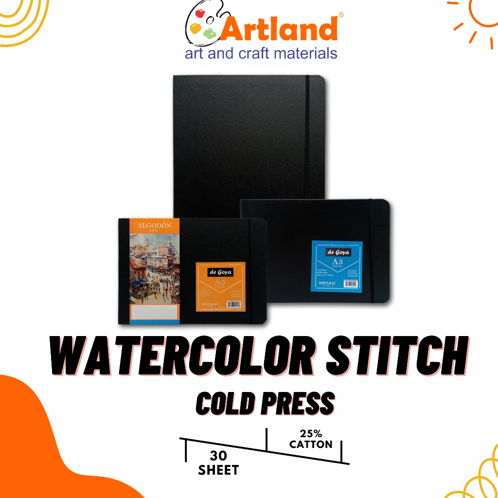 Jual Buku Watercolor De Goya Cold Press - Buku Gambar / Lukis / Cat Air ...