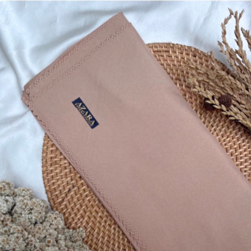 Jual COD Hijab jilbab segi empat persegi bahan voal premium full laser cut polos ukuran jumbo ...