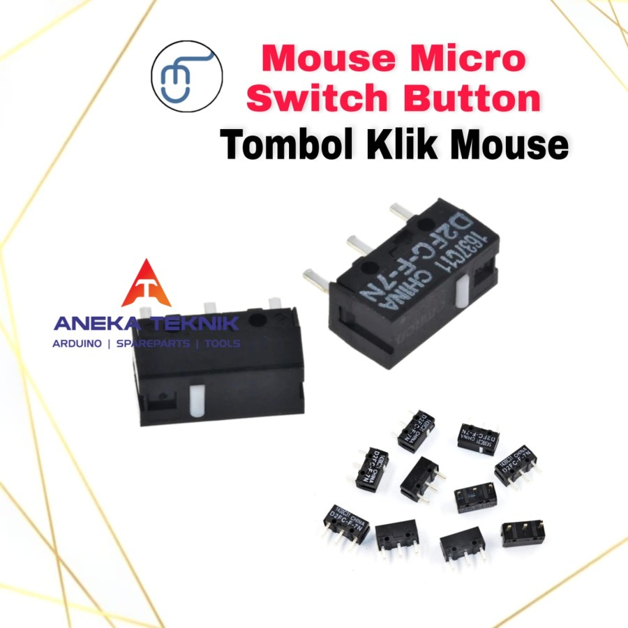 Jual Mouse Micro Switch Button D2FC-F-7N Saklar Tombol Klik Mouse | Shopee Indonesia