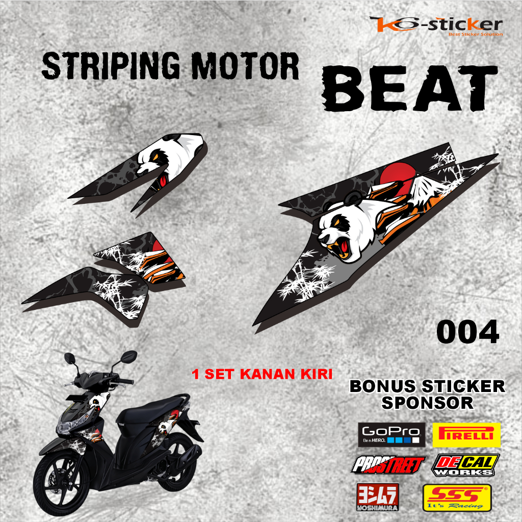 Jual Striping Beat Karbu Beat Lama 2008 2009 2010 2011 2012 Gambar ...