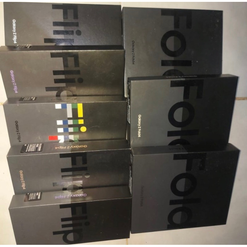 Jual Dus Box Samsung Galaxy Z FOLD 4 / Z FLIP 4 Resmi Sein Original ...