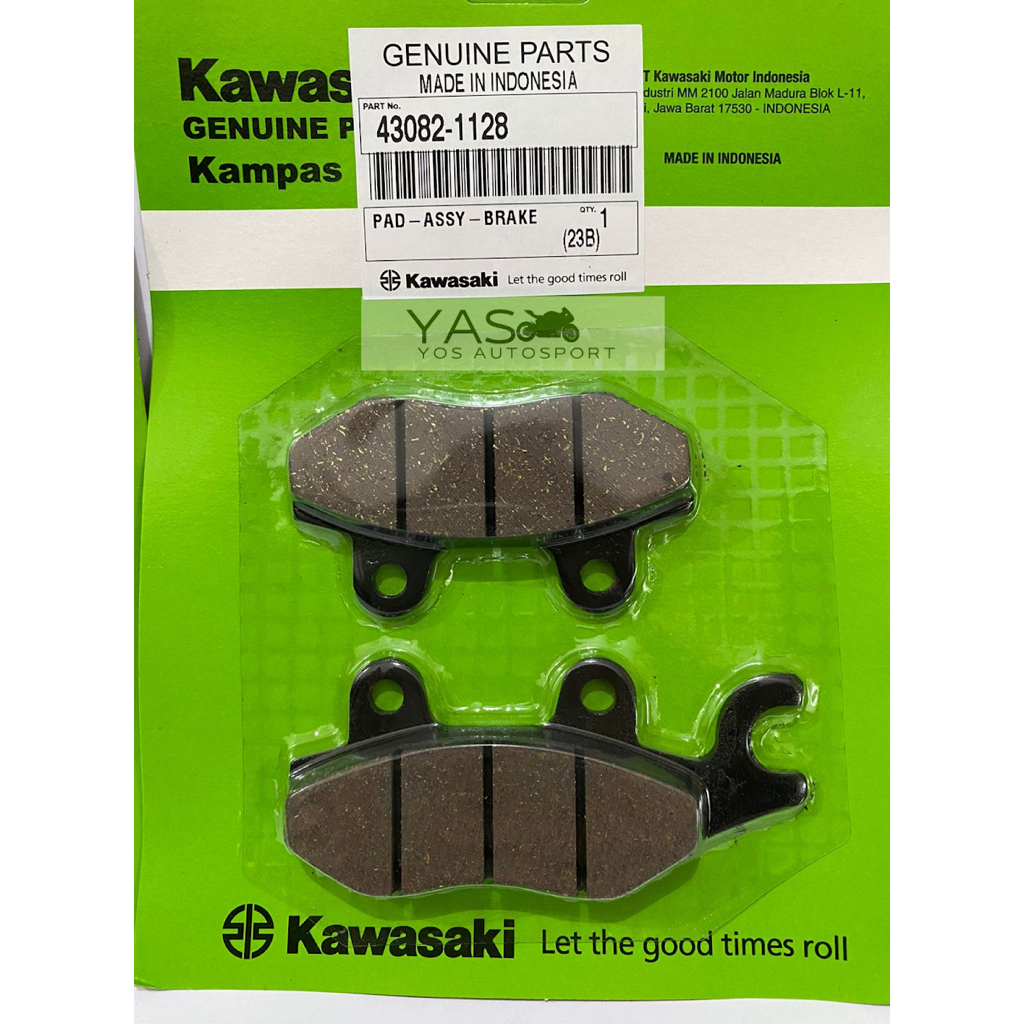 Jual Pad Assy Brake/Brake Pad Ninja 250FI/Z250 Original Made in ...