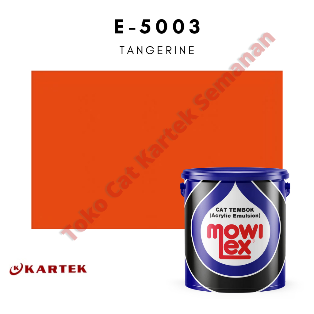 Jual MOWILEX EMULSION INTERIOR E-5003 TANGERINE (20 liter) | Shopee ...