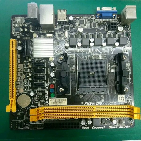 Jual biostar a58ml2 fm2 + Socket FM2 plus mainboard mobo motherboard ...