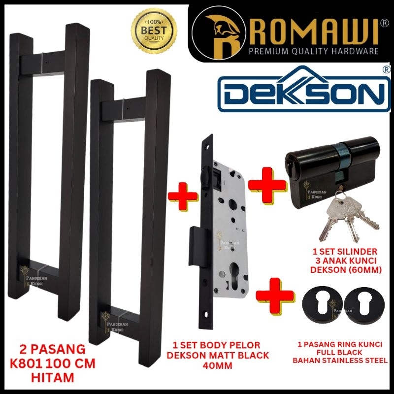 Jual PULL HANDLE GAGANG PINTU KACA KOTAK STAINLESS ALUMUNIUM KAYU FULL ...