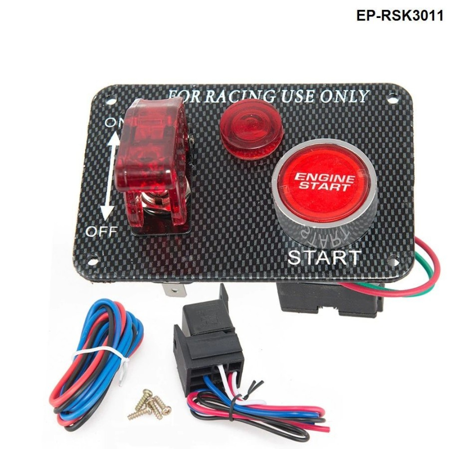Jual PANEL KARBON FIBER TOMBOL ENGINE START PESAWAT HORIZONTAL | Shopee ...