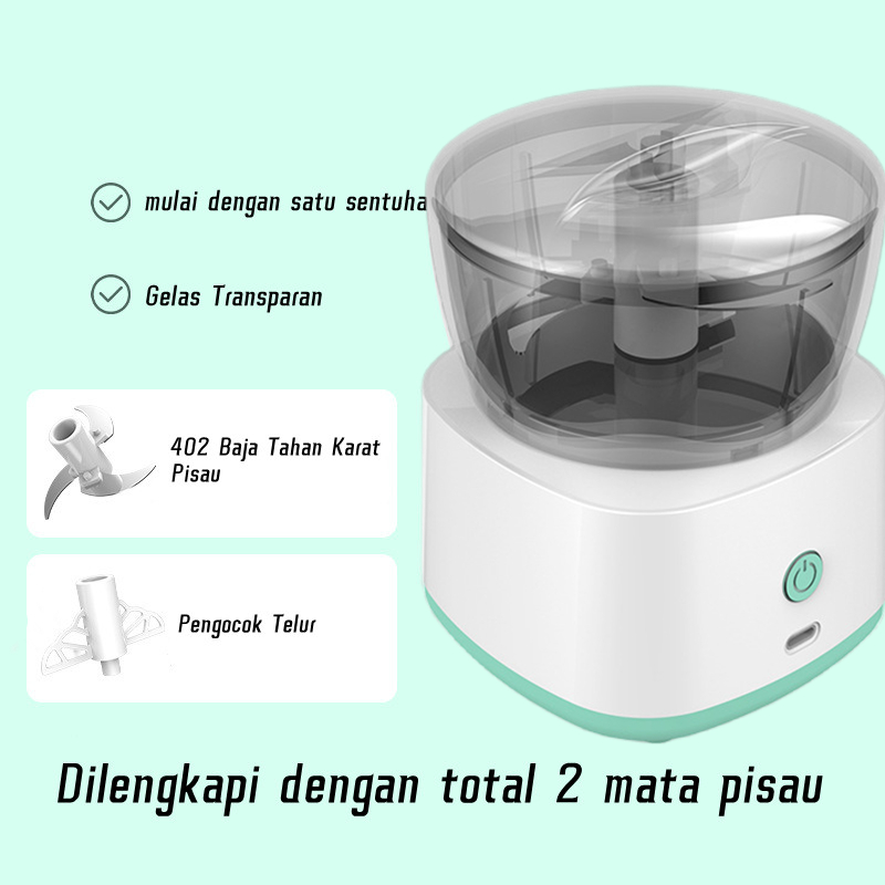 Jual Food Chopper Mini Chopper Penggiling makanan pelengkap Multifungsi ...
