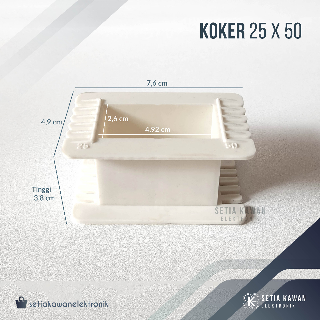 Jual Koker Trafo Kotak 25x50 / Bobin Bobbin Dudukan Besi Plat Keren ...