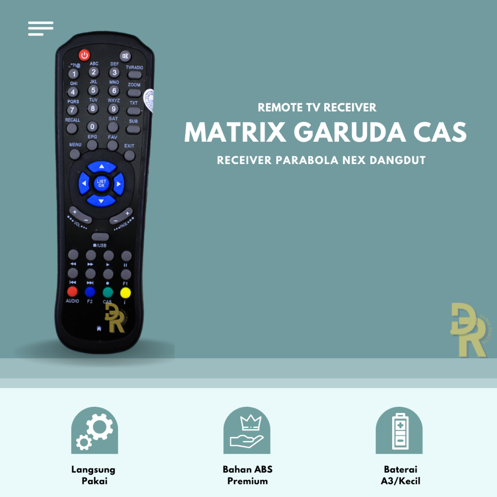 Jual Remot / Remote Receiver Parabola Matrix Garuda Burger S2 (CAS ...